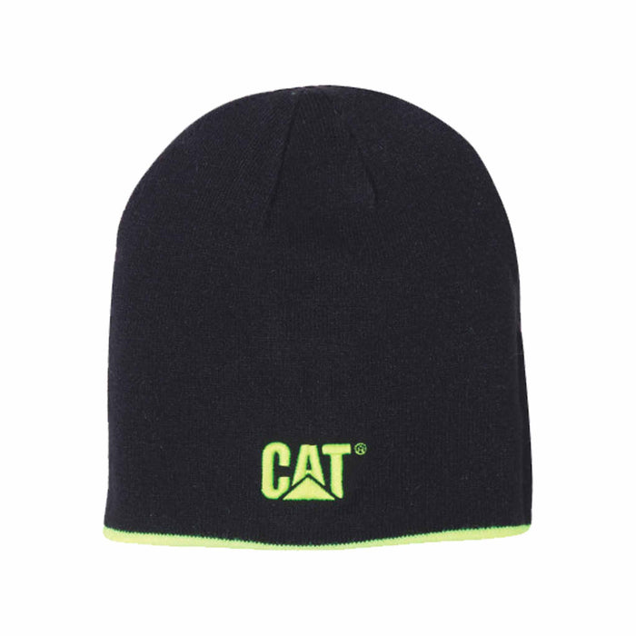 REVERSIBLE LOGO CATERPILLAR BEANIE - 1120070 | TRADIES WORKWEAR
