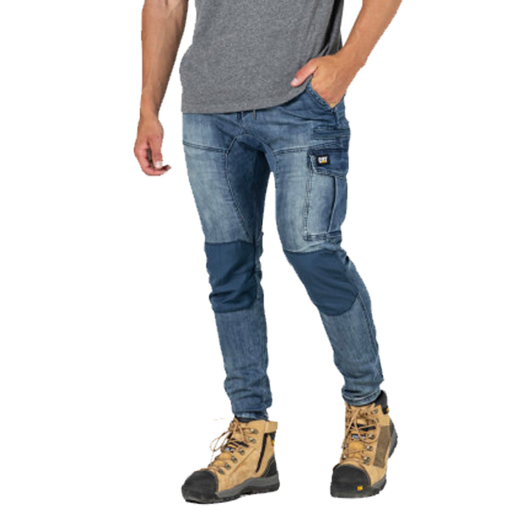 CAT DYNAMIC DENIM PANTS MEN - 1810033 | TRADIES WORKWEAR